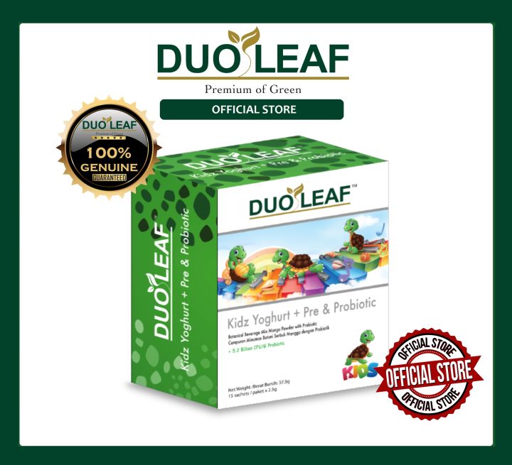 Duoleaf Kidz Yoghurt + Pre & Probiotics (15 Sachets) | Lazada