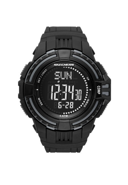 Skechers El Ray Black Polyurethane Strap Digital Watch SKC-SR1139 ...
