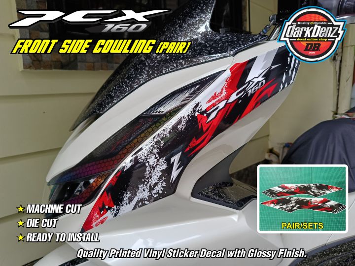 Honda PCX 160 New front side quality printed sticker decal | custom ...