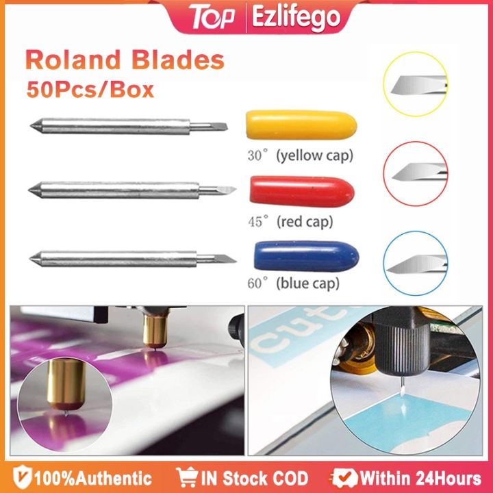 50Pcs Roland Blade Cutting Plotter Vinyl Cutter Offset Knife Blades 30 ...