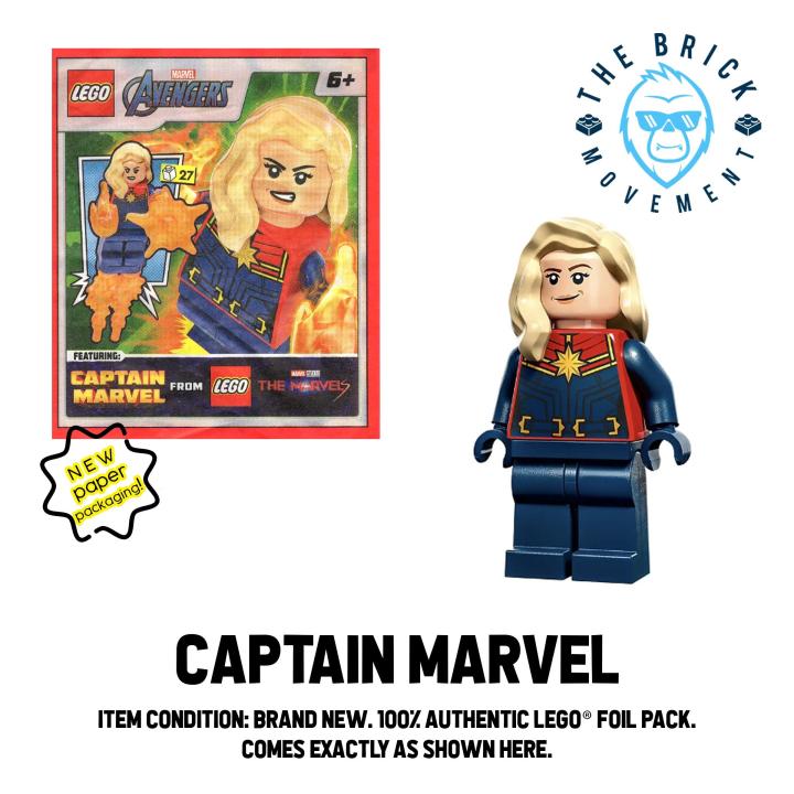 LEGO® MARVEL Captain Marvel Foil Pack | Lazada PH
