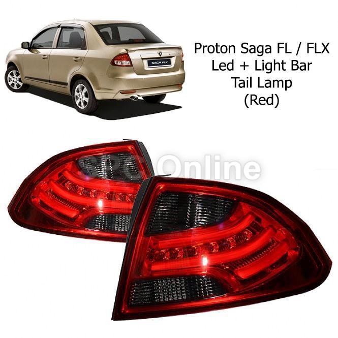 WRC Saga FL / FLX Light Bar Tail Lamp (Red) | Lazada