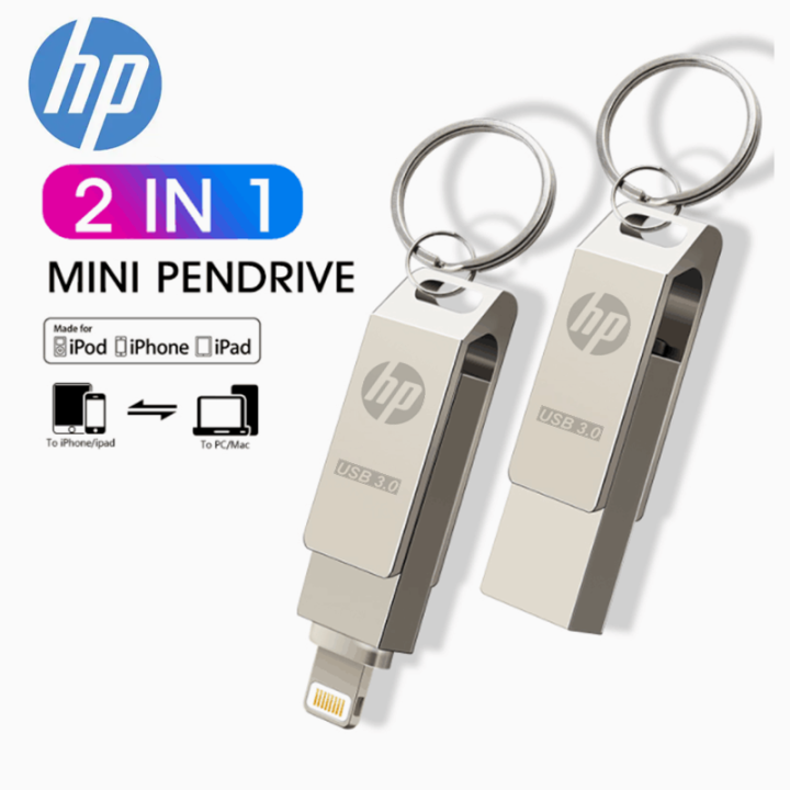 HP OTG Usb Flash Drive 512GB 1TB 2TB Pendrive for iPhone16/15/14/13/12 ...