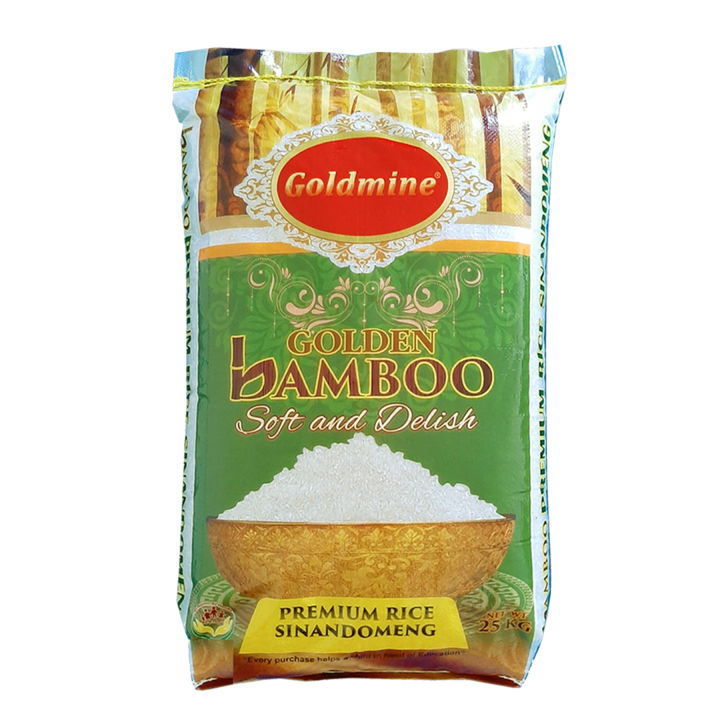 Goldmine Bamboo Premium Rice Sinandomeng 25KG | Lazada PH