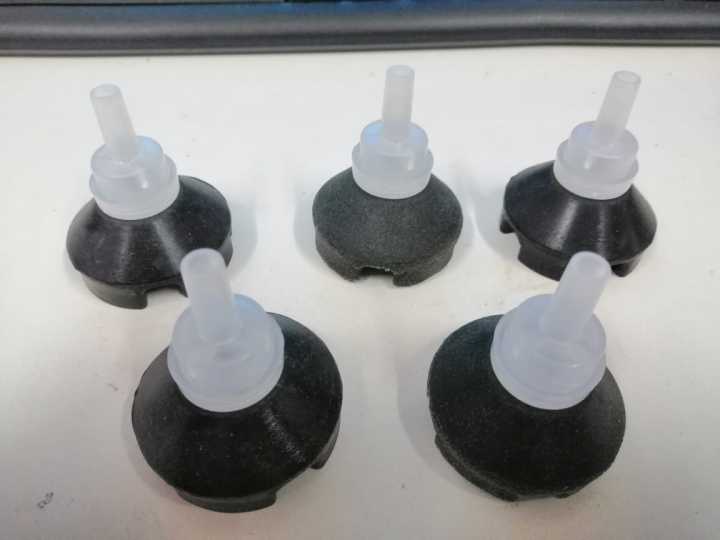 Rubber sets for Vacuum resin filling(Resin injection seat is equipped ...