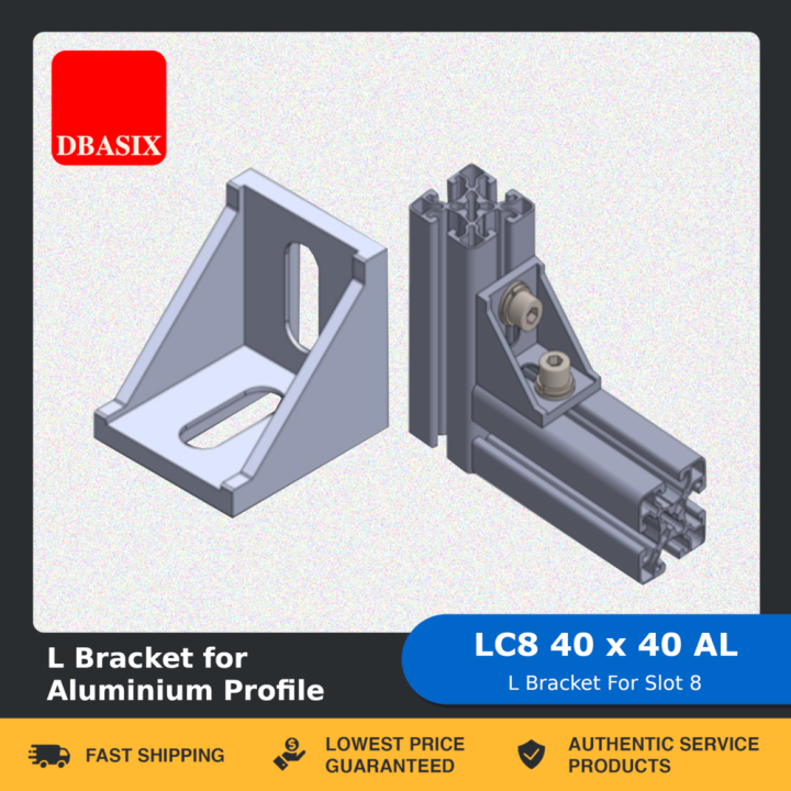DBASIX - L Bracket / Right Angle Connector / Aluminum Profile Corner ...