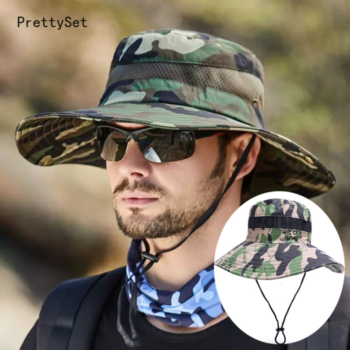 Outdoor Camouflage Boonie Hats High Quality Cap Casual Bucket Hat ...