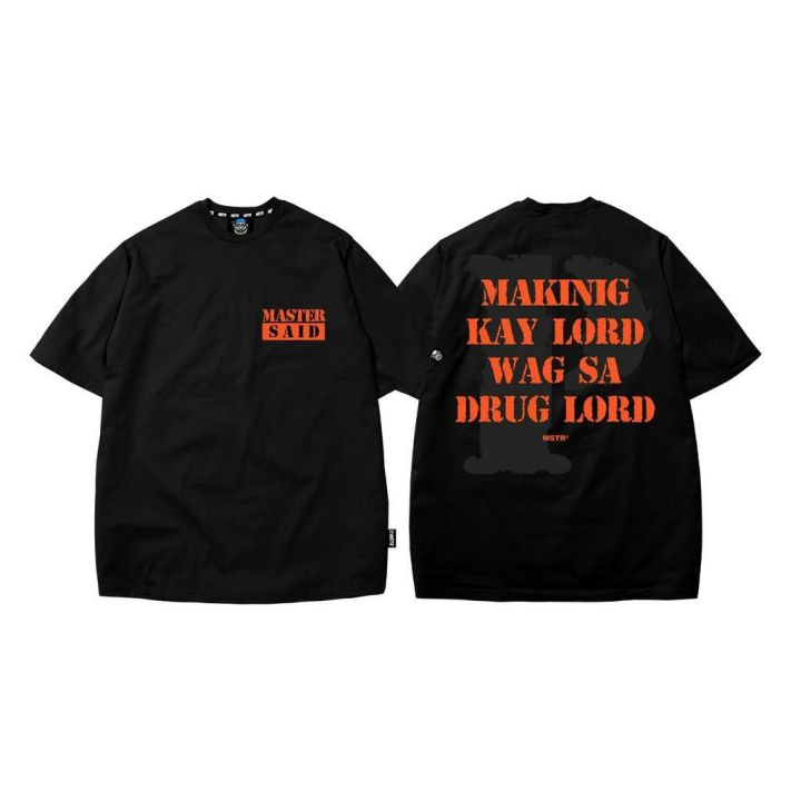 MSTR CO. - MASTER SAID COLLECTION "LISTEN" Men T-Shirt (Black) OVERSIZE ...