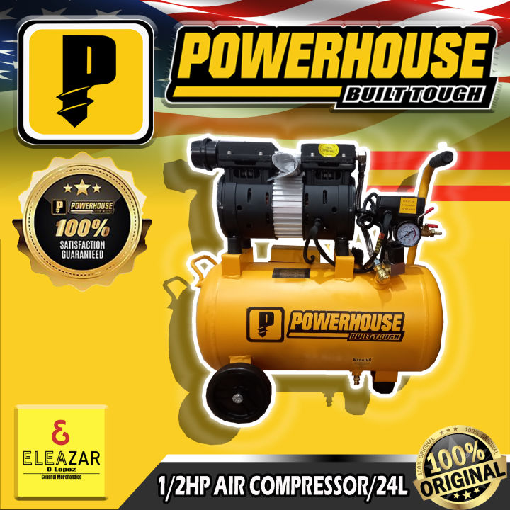 POWERHOUSE 1/2HP AIR COMPRESSOR 24L | Lazada PH