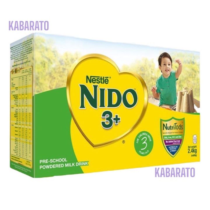 NIDO 3+ Growing Up Powdered Milk Drink for Pre-Schoolers/Childrens ...