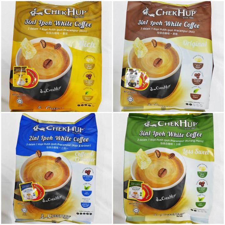 Chek Hup 3 in 1 Ipoh White Coffee ( 12s x 1pack) | Lazada