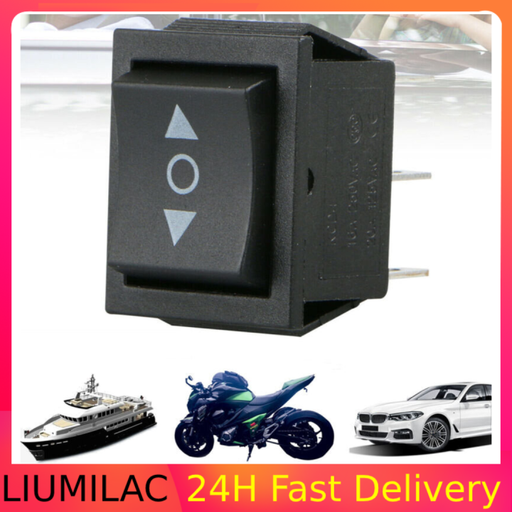 【High Quality】DPDT 20 Amps Maintained 6 PINS ON/OFF/ON Instant Rocker ...