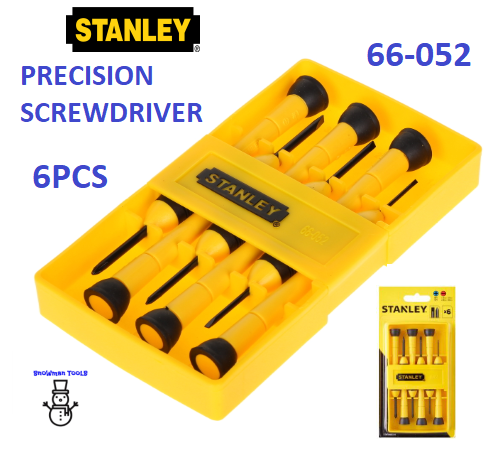 100% ORIGINAL 6PCS STANLEY 66-052 BI-METAL HANDLE MINI PRECISION ...