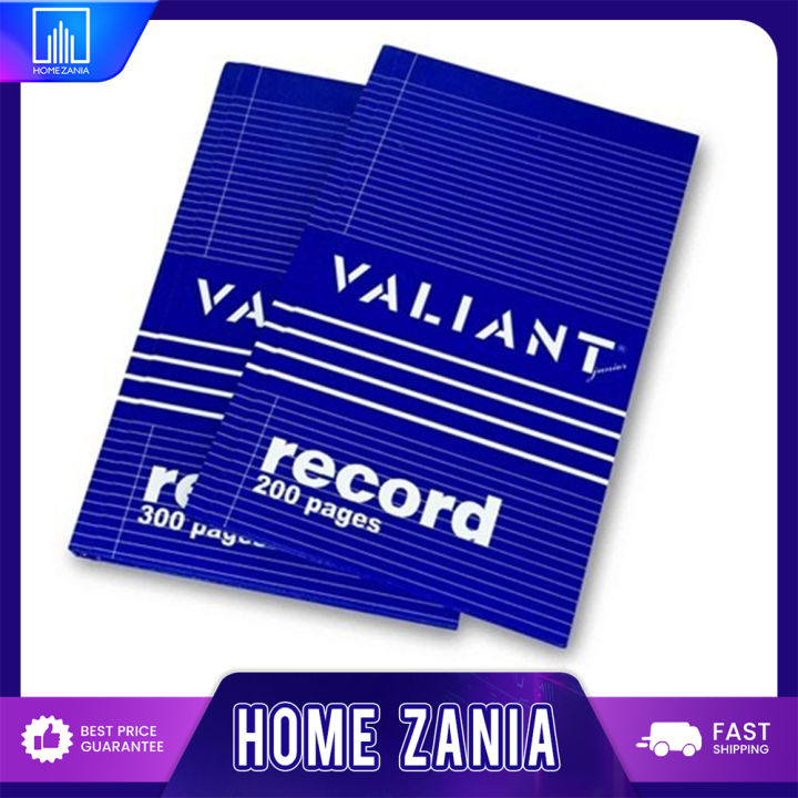 Home Zania Valiant Record Book Notebook Hard Cover Junior 150, 200 and ...