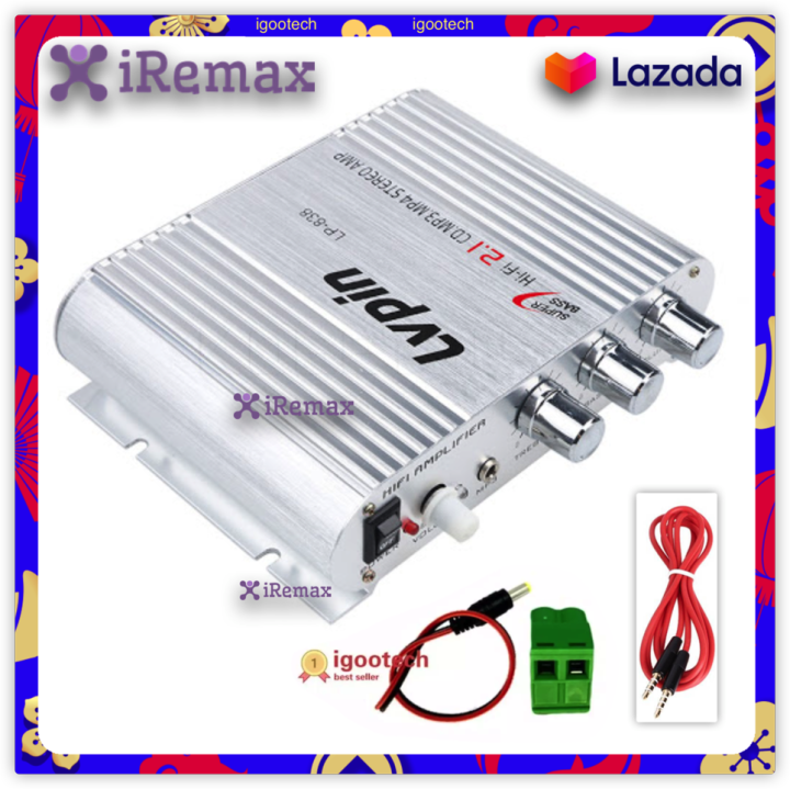 iRemax แอมป์จิ๋ว12v ถูกที่สุด ของอยู่ไทยจัดส่งเร็ว | Lazada.co.th
