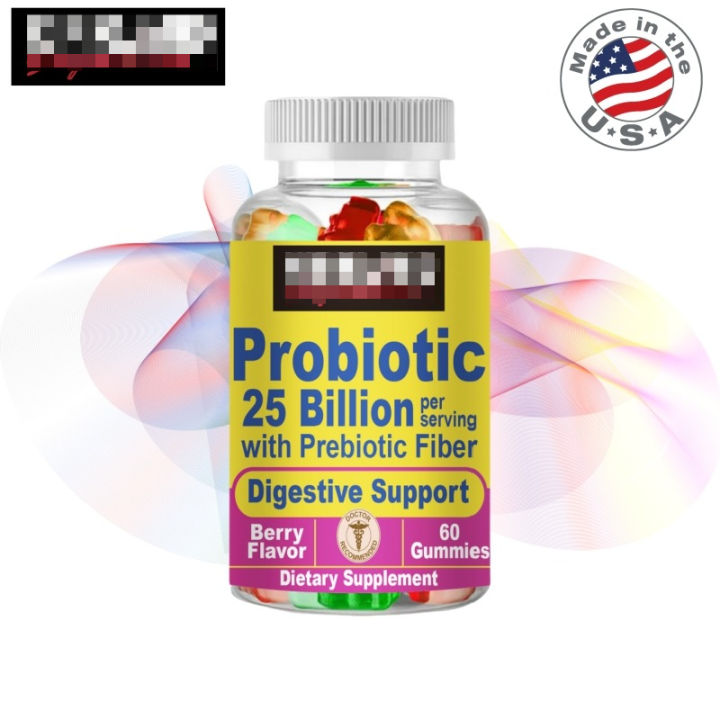 Probiotics + prebiotics gummies improve intestinal function, help ...
