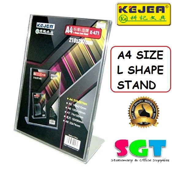 KAJEA A4 L-Shape Card Stand (K-471) | Lazada