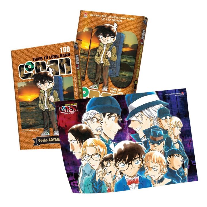 Sách - Conan 100 - Bản Đặc biệt, Bản Limited, Bản thường, Poster, Bìa ...