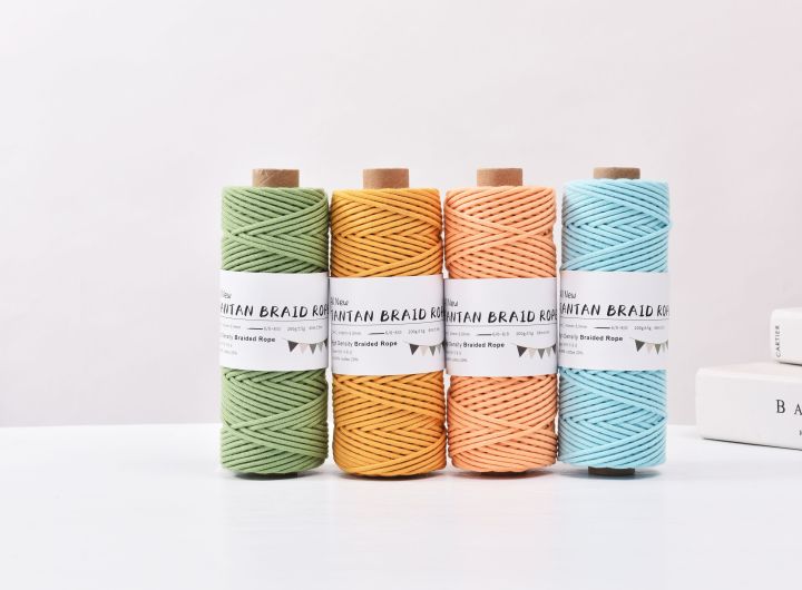 2.0MM Polycotton BRAID ROPE 60 meters 200g Full Roll Poly Cotton Rope ...