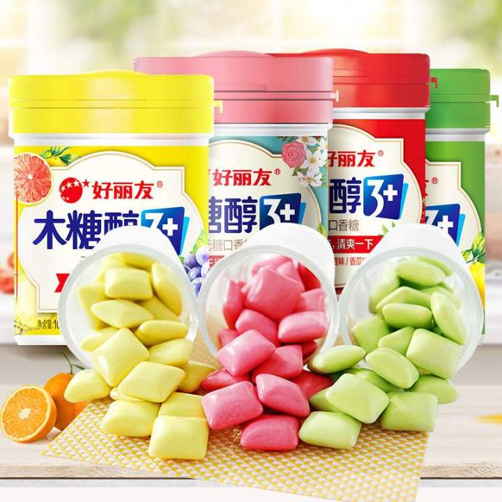Haoliyou Xylitol & Chewing gum food boxed with a cubic breath of fresh ...