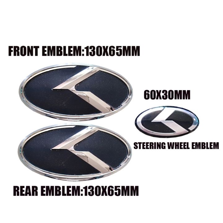Black Carbon Fiber Car Wheel Center Cap Trunk Emblem 3D Sticker Boot K ...