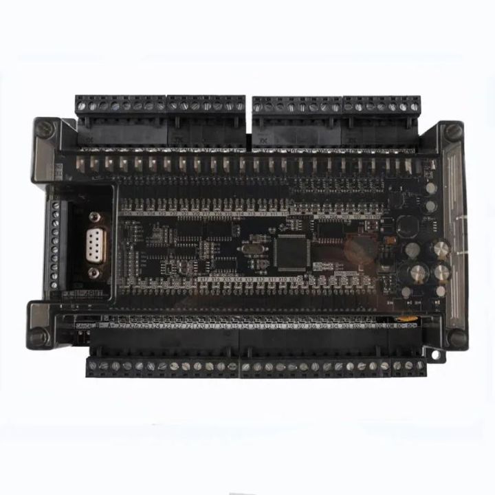 PLC industrial control board STM32F103 FX3U-48MT 6AD 2DA 24 input 24 ...