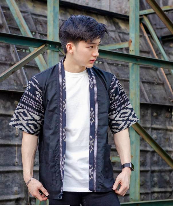 KIMONO PRIA SONGKET GRANITO ID TENUN OUTER ETNIK OUTER KEKINIAN OUTER ...