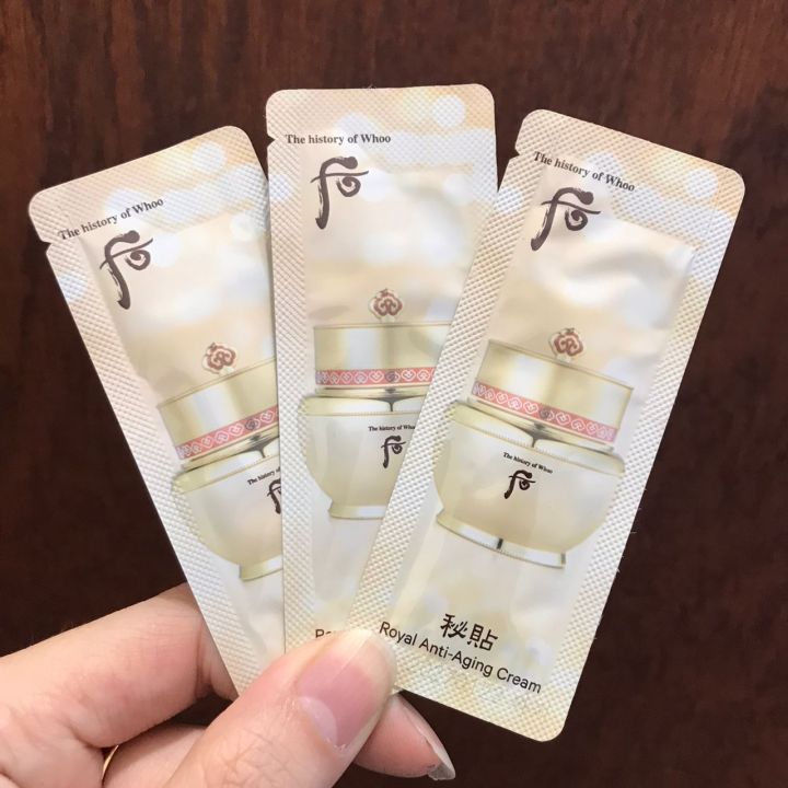 现货 🇰🇷｜The History Of Whoo Royal Anti-Aging Cream 1ml Whoo后 秘贴面霜小样 | Lazada