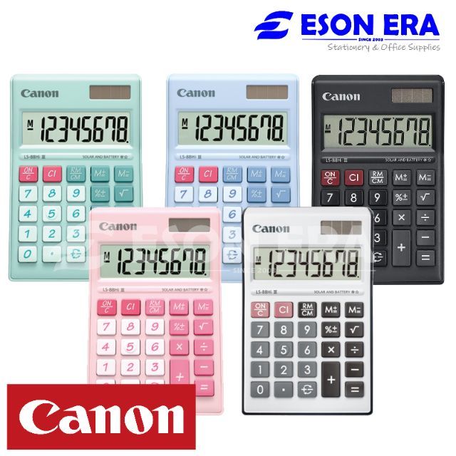 Canon Calculator 8 Digits LS-88HI III 100% Original | Lazada