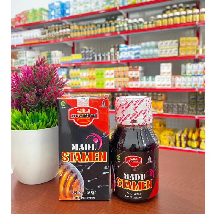 Madu Penyubur Pria Stamen Ath Thoifah Suplemen Stamina Pria isi 350gr ...
