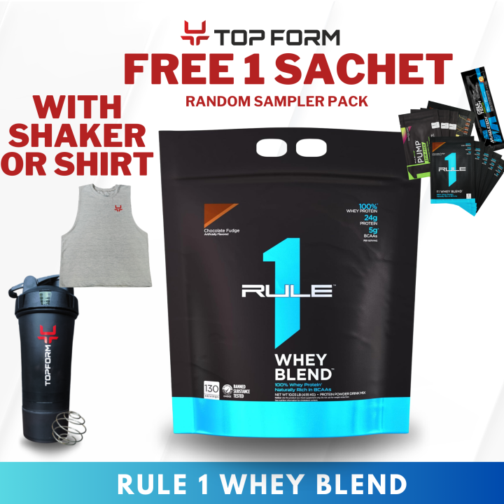 Rule 1 Whey Blend with Shaker, 10 lbs, R1 Whey Protein Powder | Lazada PH