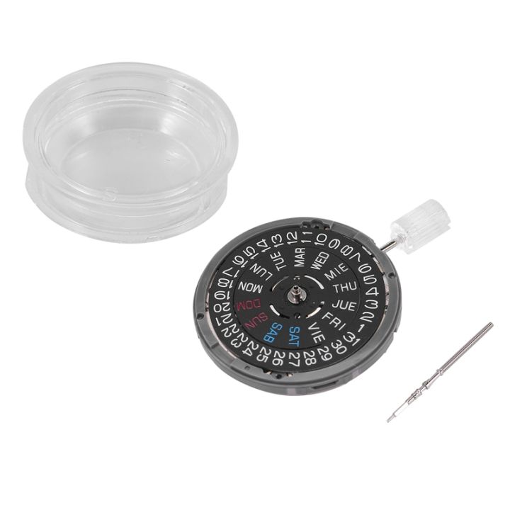 NH36 English Date Week Automatic 3 Oclock Crown Watch Movement ...