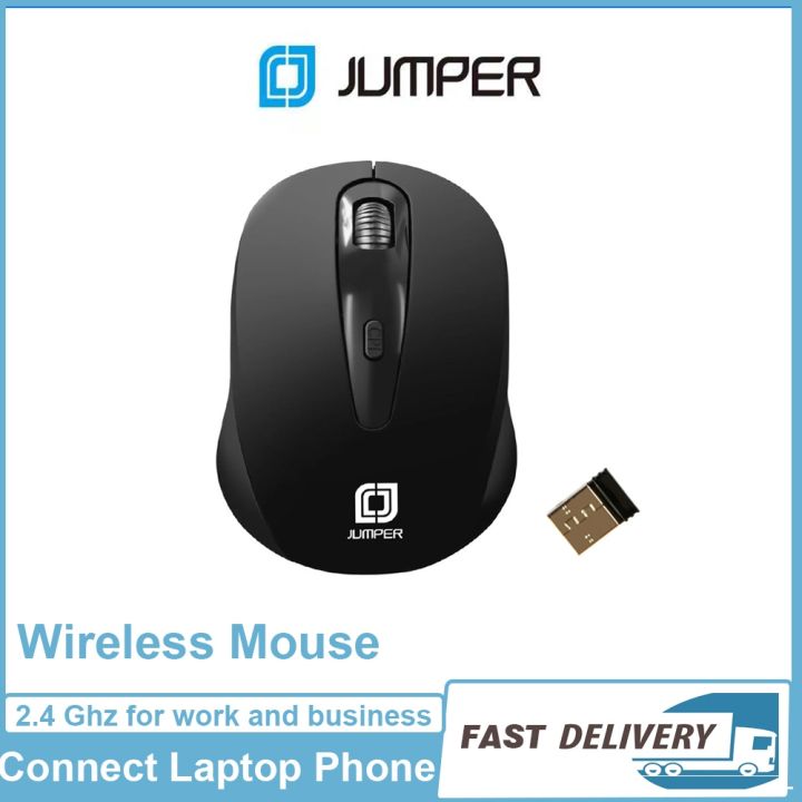 JUMPER Wireless Mouse For Laptop Computer Mobile Phone With Usb Adapter ...