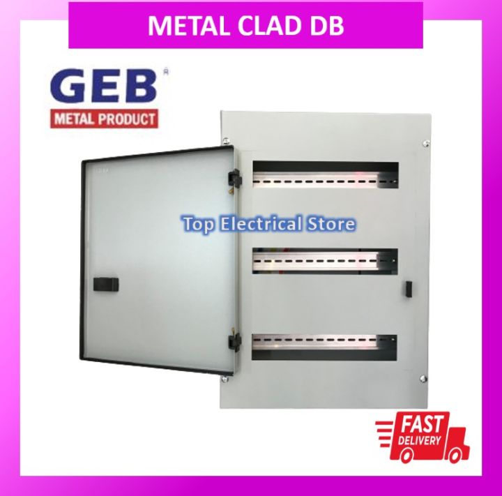 GEB MAXGUARD METAL CLAD DB 3 ROW DISTRIBUTION BOX GT314 ELECTRICAL BOX ...