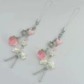 UNIITY Pink Phone Charms Pendant Kawaii Y2K Peach Sweet Girl Keychain ...