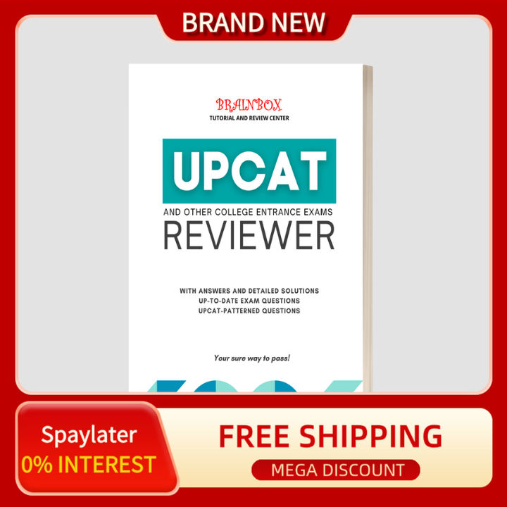 Brainbox UPCAT Comprehensive Reviewer (2025 Edition) REAM | Lazada PH