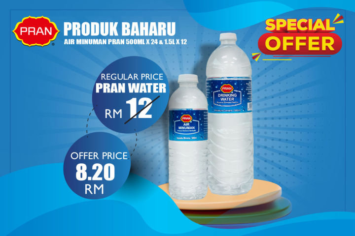 PRAN DRINKING WATER 500/1500 ML | Lazada