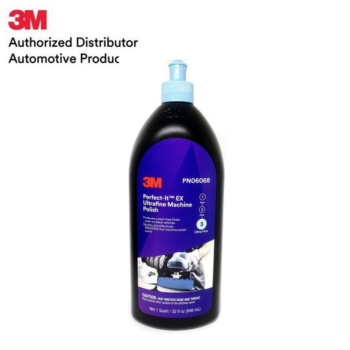 3M 06068 PERFECT-IT ULTRAFINE 1QT น้ำยาขัดเงาสีฟ้า น้ำยาขัดสีรถ 946 มล. PN 6068 | Lazada.co.th