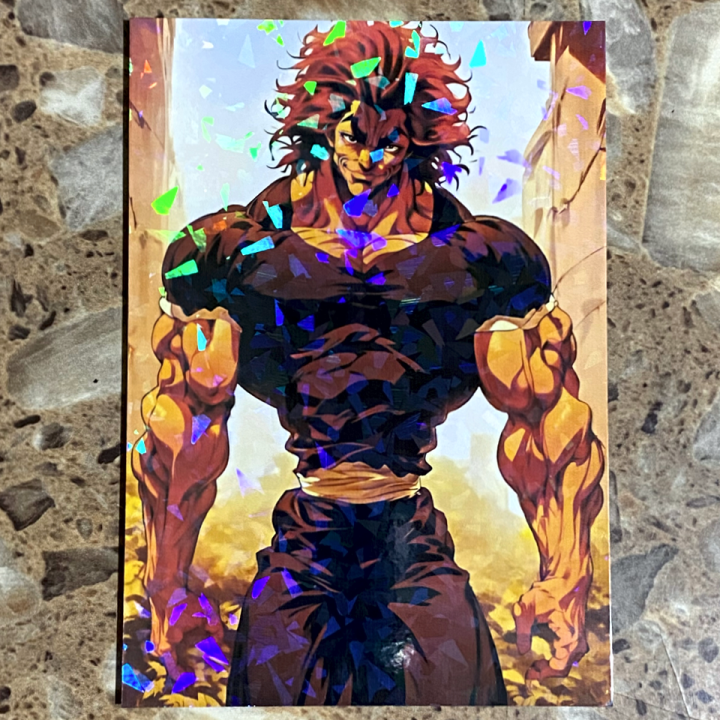 yujiro hanma baki grappler wall decor sintra board with adhesive ...