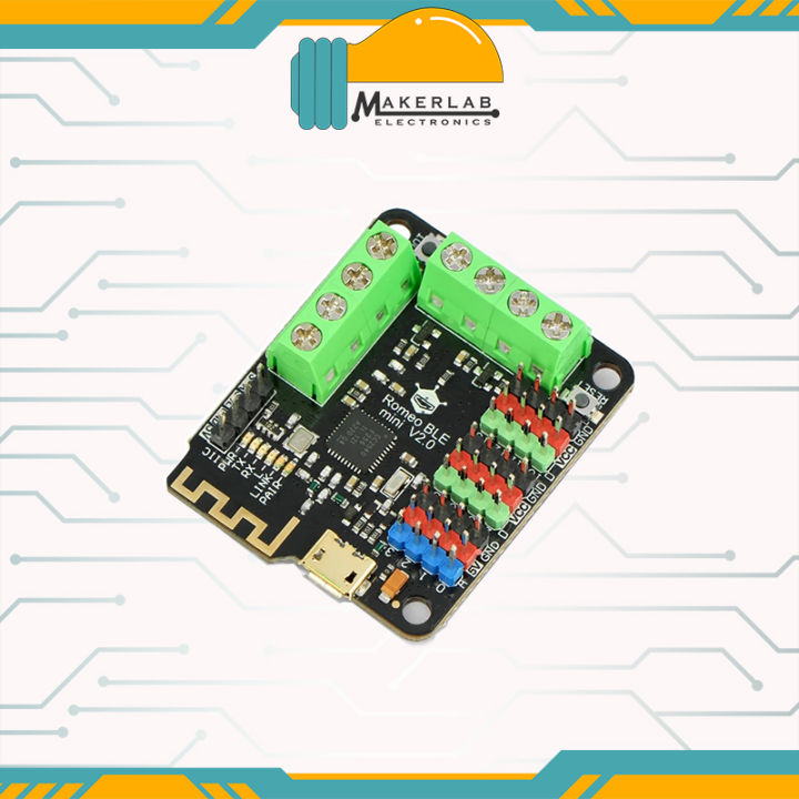 DFRobot Romeo BLE mini - Small Control Board for Robot - Arduino ... DFRobot Romeo BLE mini - Small Control Board for Robot - Arduino ...