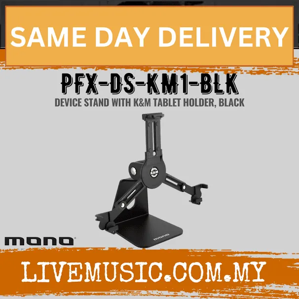 MONO Device Stand with K&M Tablet Holder, Black ( PFX-DS-KM1-BLK ) | Lazada