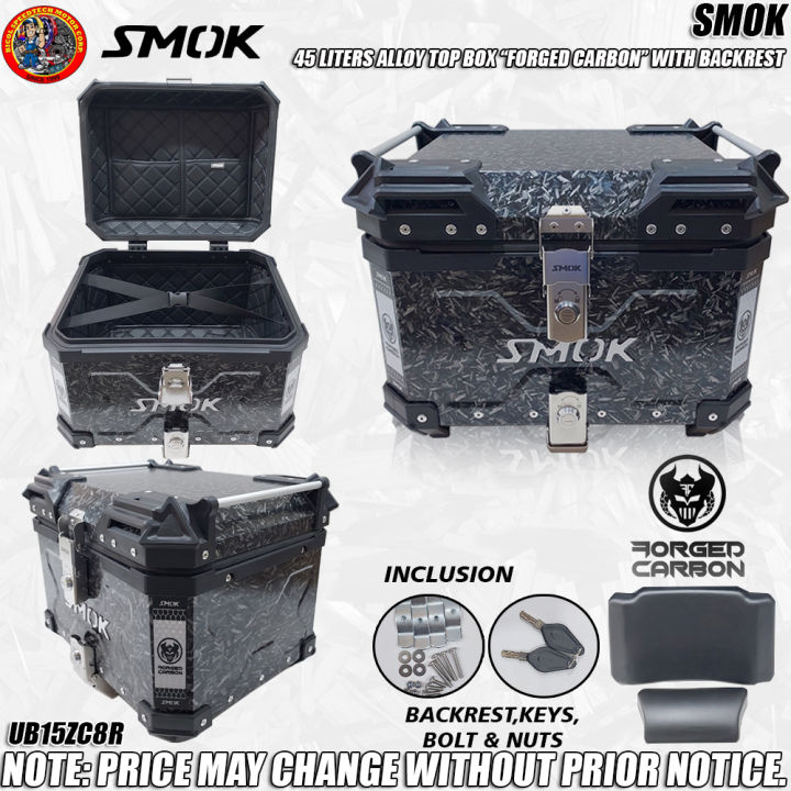 SMOK 45 LITERS ALLOY TOP BOX FORGED CARBON WITH BACKREST UB15ZC8R ...