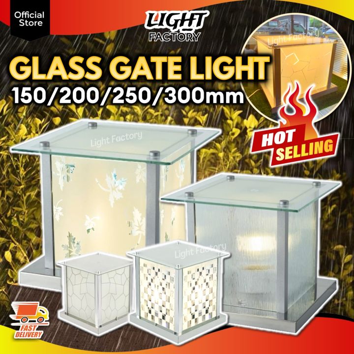 Weatherproof Outdoor Gate Light 8" 10" 12" 16" Outdoor Pillar Light ...