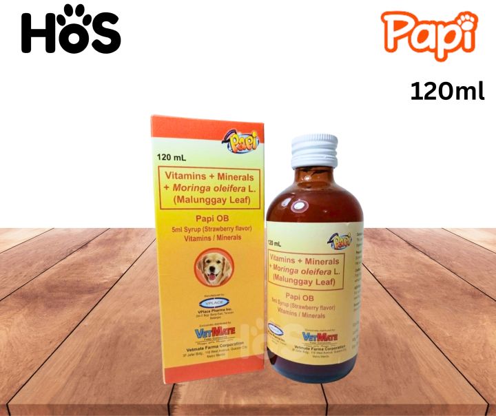 Papi OB Syrup For Pregnant and Lactating Pets 120ml | Lazada PH