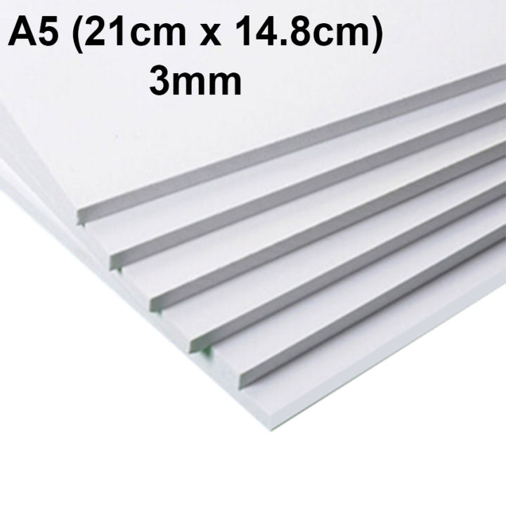 SINTRA PVC BOARD WHITE 3MM ( A3 / A4 / A5 ) | Lazada PH