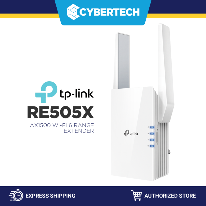 Cybertech TP-Link RE505X AX1500 Wi-Fi 6 Extender | Lazada PH