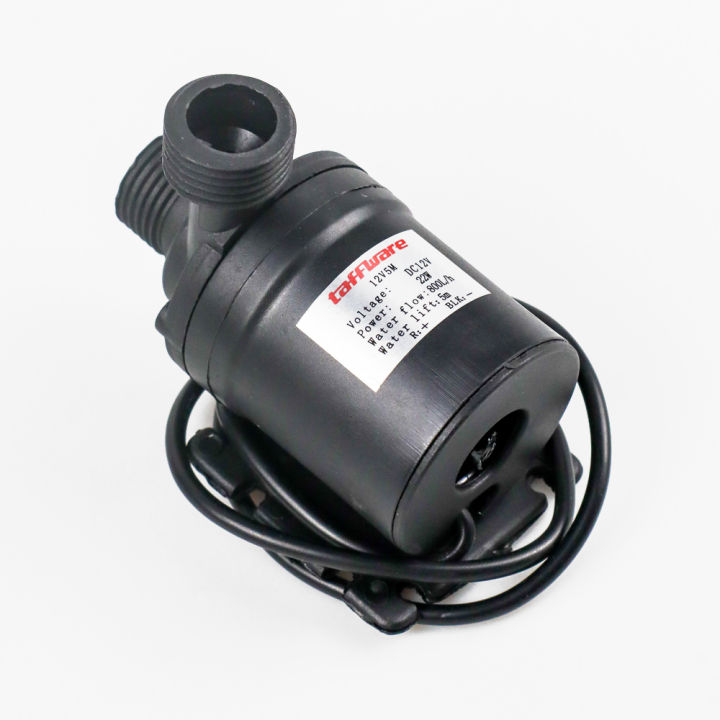 Pompa Air Aquarium Ikan Submersible Pump Fish Tank 12V 22W - 12V5M ...