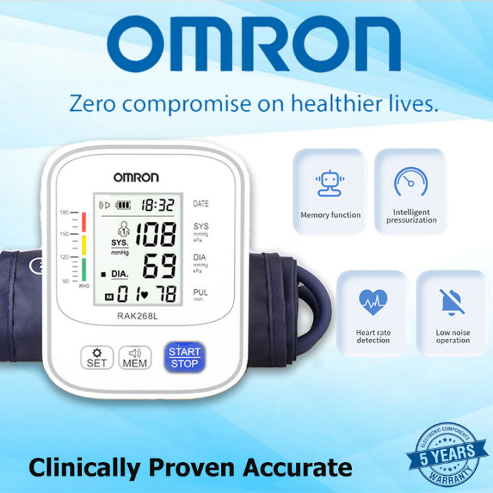 Omron Blood Pressur Monitor Fully Automatic Blood Pressure Digital ...