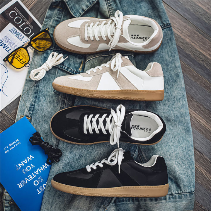 Casual Sneakers รองเท้าผู้ชาย MEIRETU Cement Shoes พื้นผิวตาข่าย ...