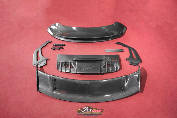 Porsche Carrera 992 / 911 Rear Spoiler GT3 Real Dry Carbon Engine Cover ...